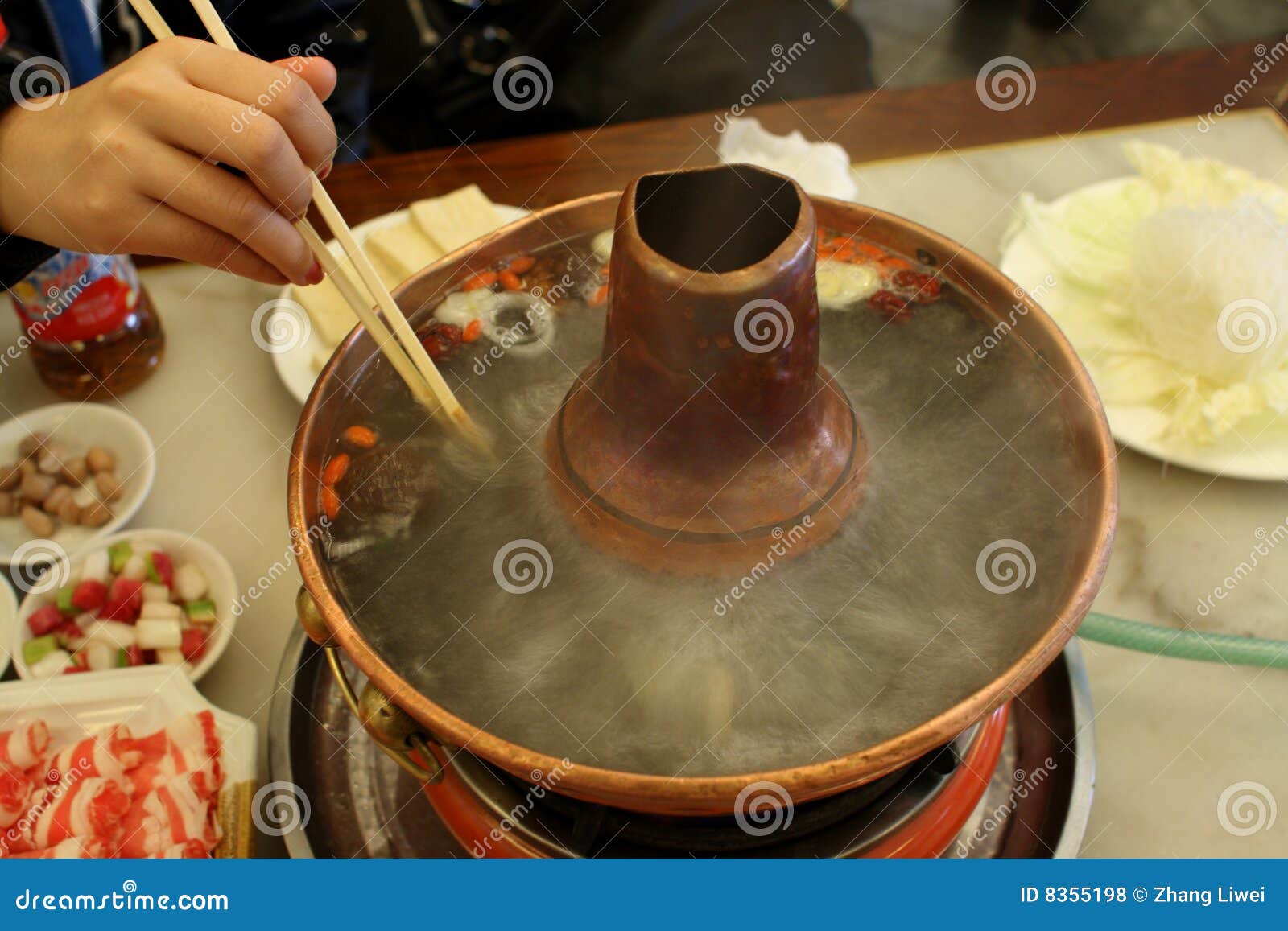 Chinese Hot Pot stock photo. Image of china, spicy, flavor - 8355198