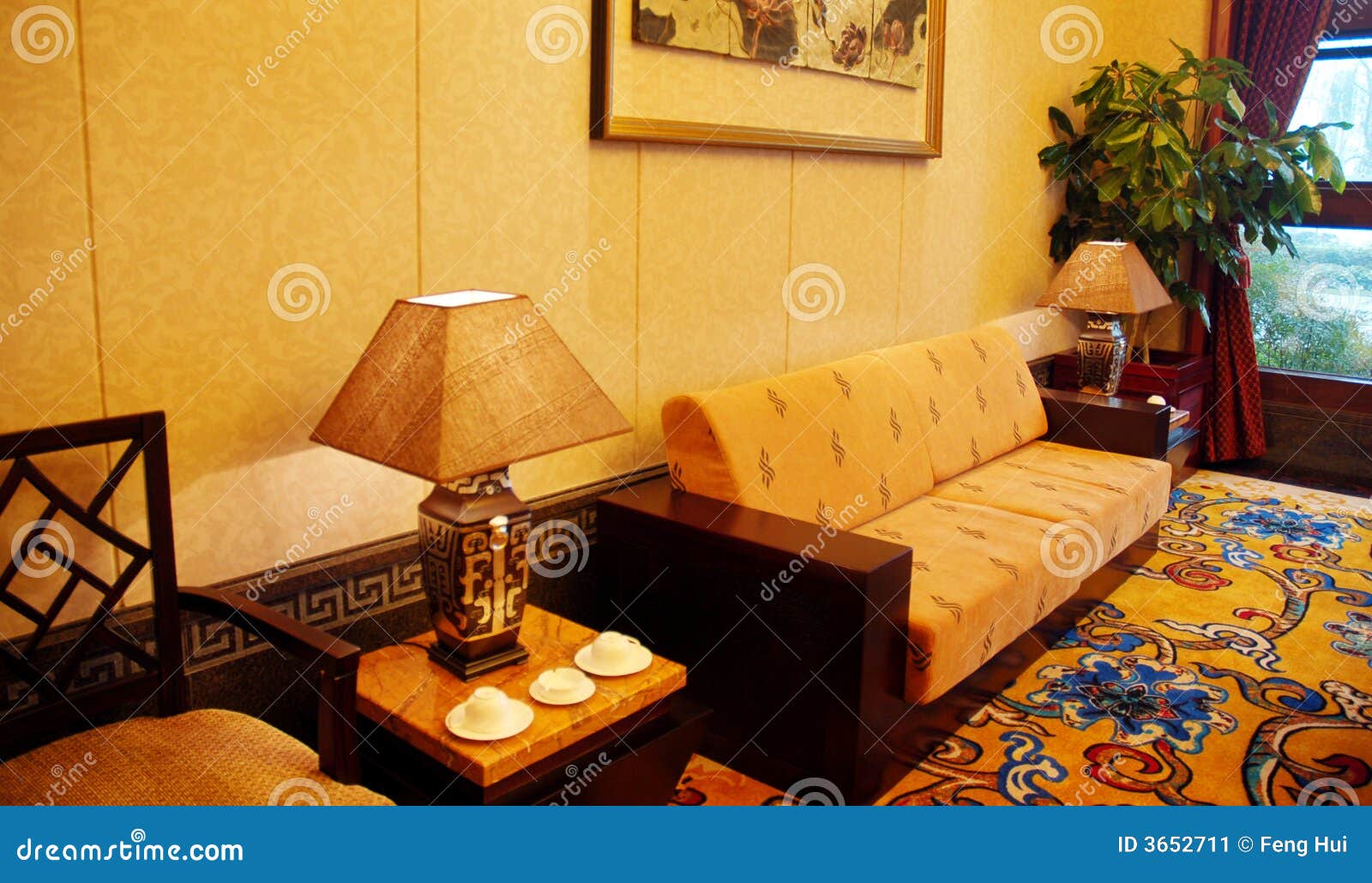 Chinese hotel room stock image. Image of indoors, decoration - 3652711