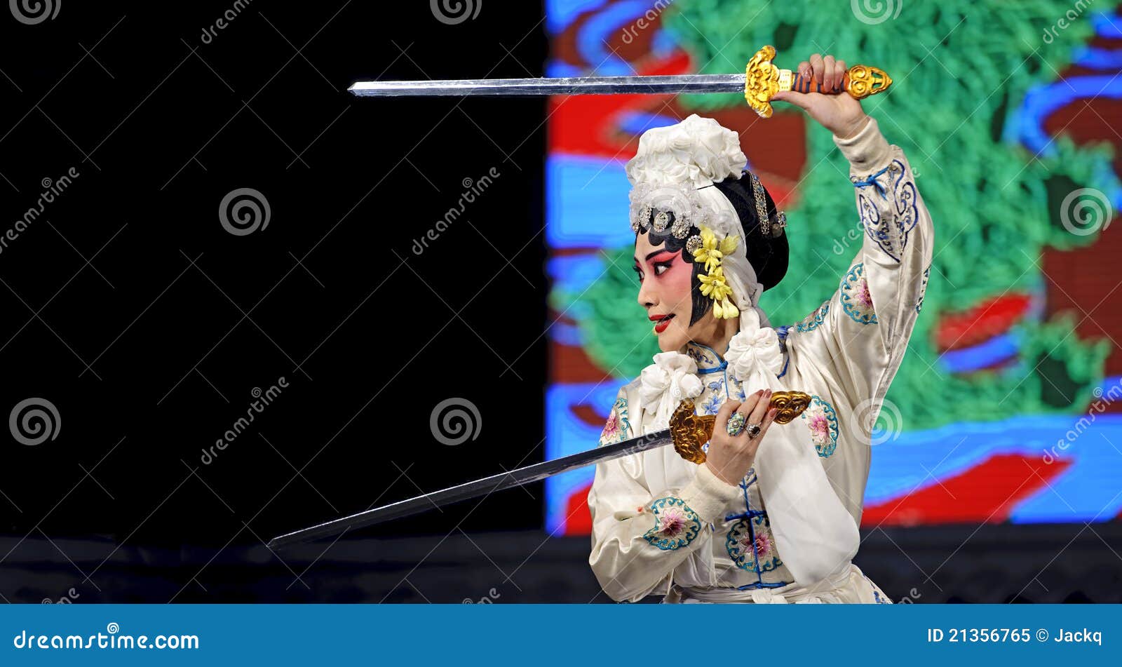 Chinese Hui Opera Actress, ,the Role of Dao Ma Dan Editorial Image ...