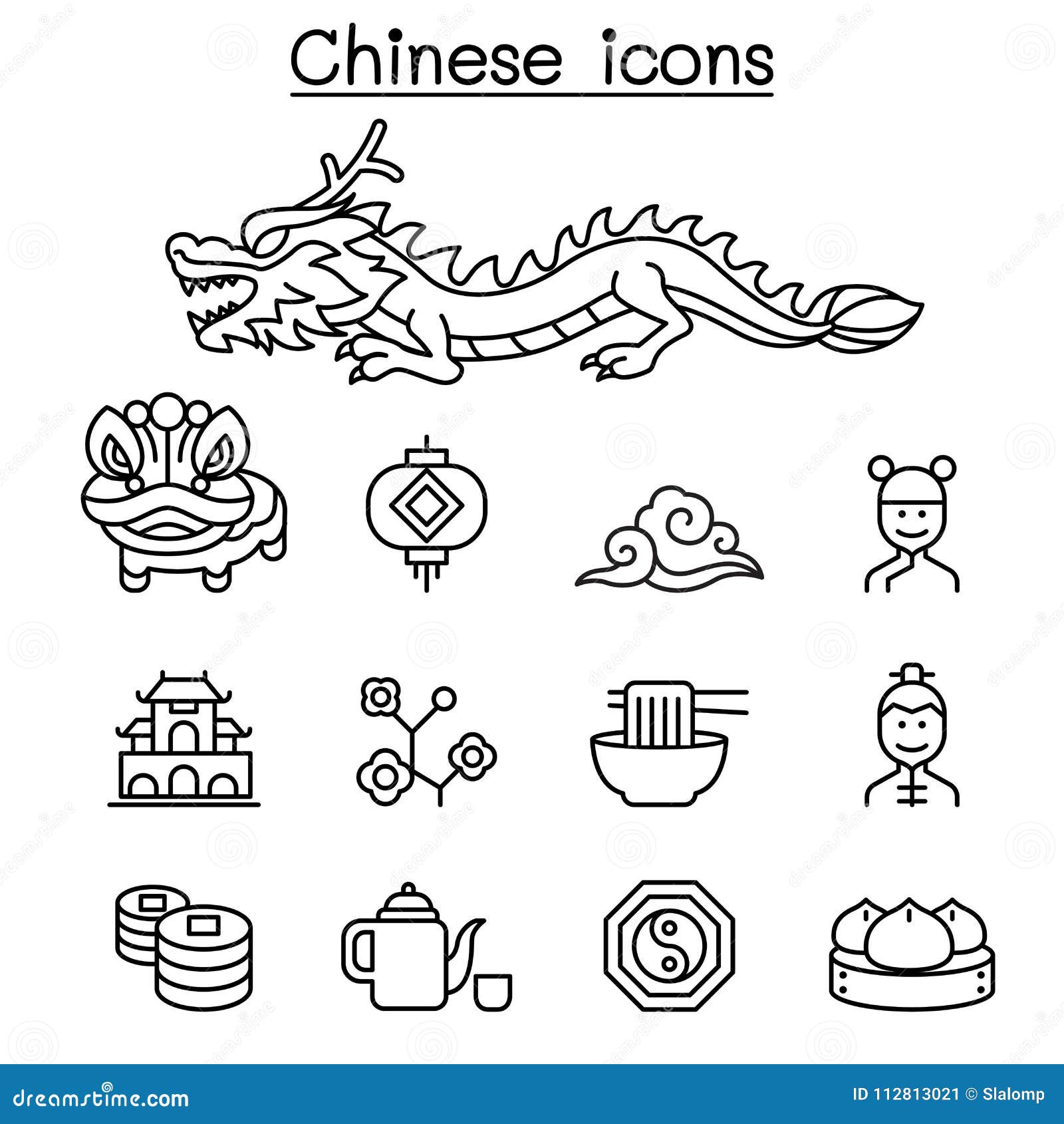 Chinese Icon. Filled Chinese Icon For Website Design And Mobile, App ...