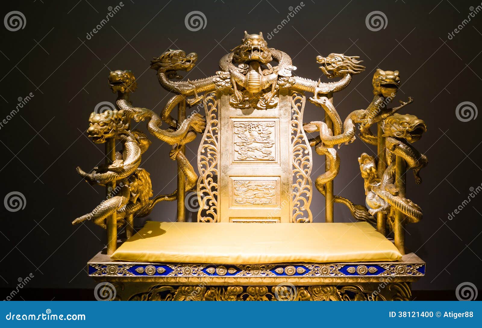 Chinese Imperial throne stock photo. Image of majestic - 38121400