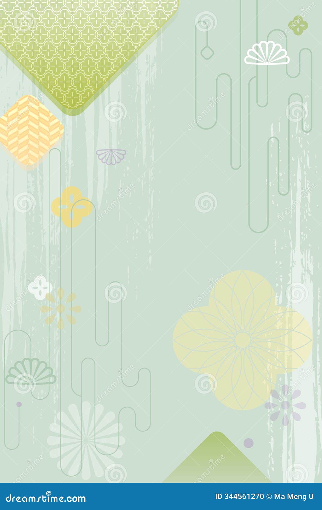 Chinese Japanese New Year Vector Abstract Background Illustration ...
