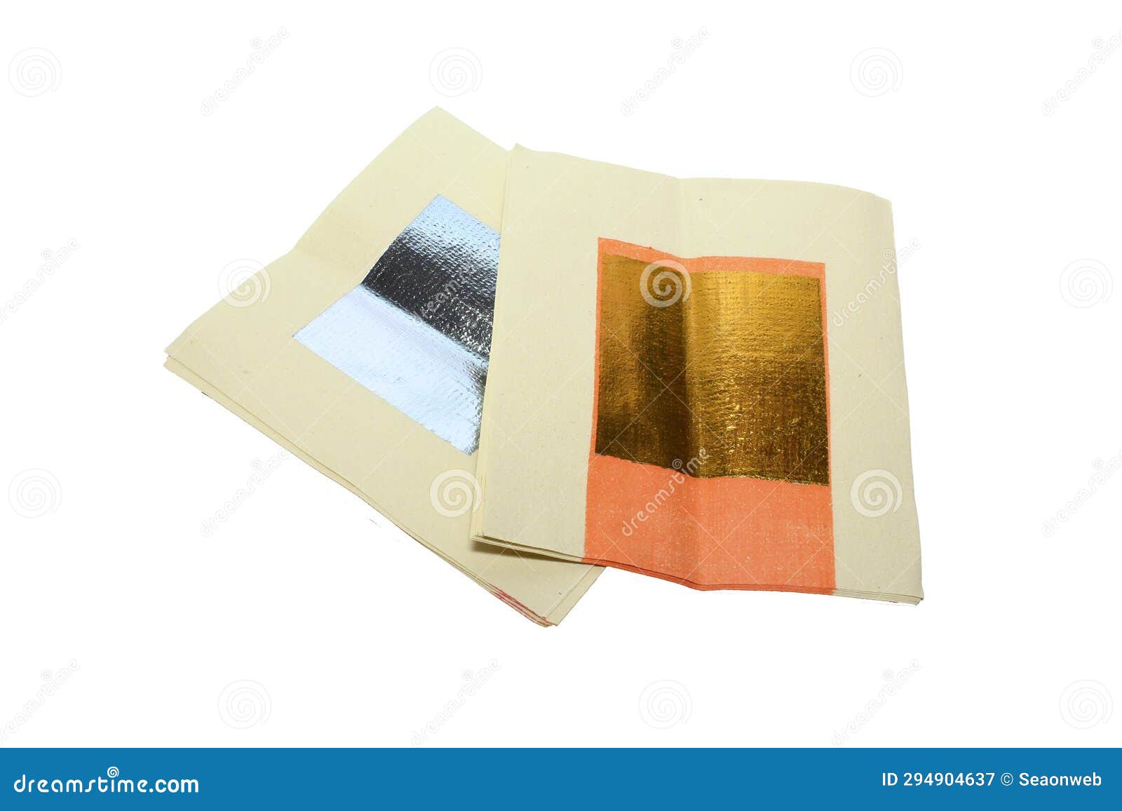 A Chinese Joss Fortune Paper, Ghost Money Stock Image - Image of ...