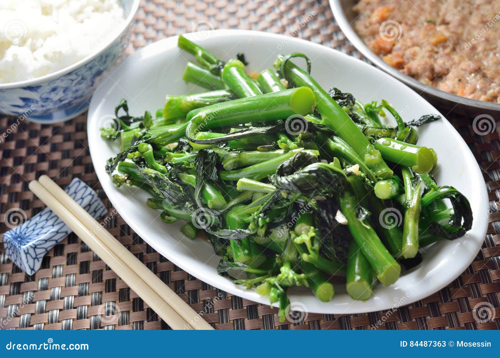 Chinese kale vegetable stock image. Image of lettuce - 84487363