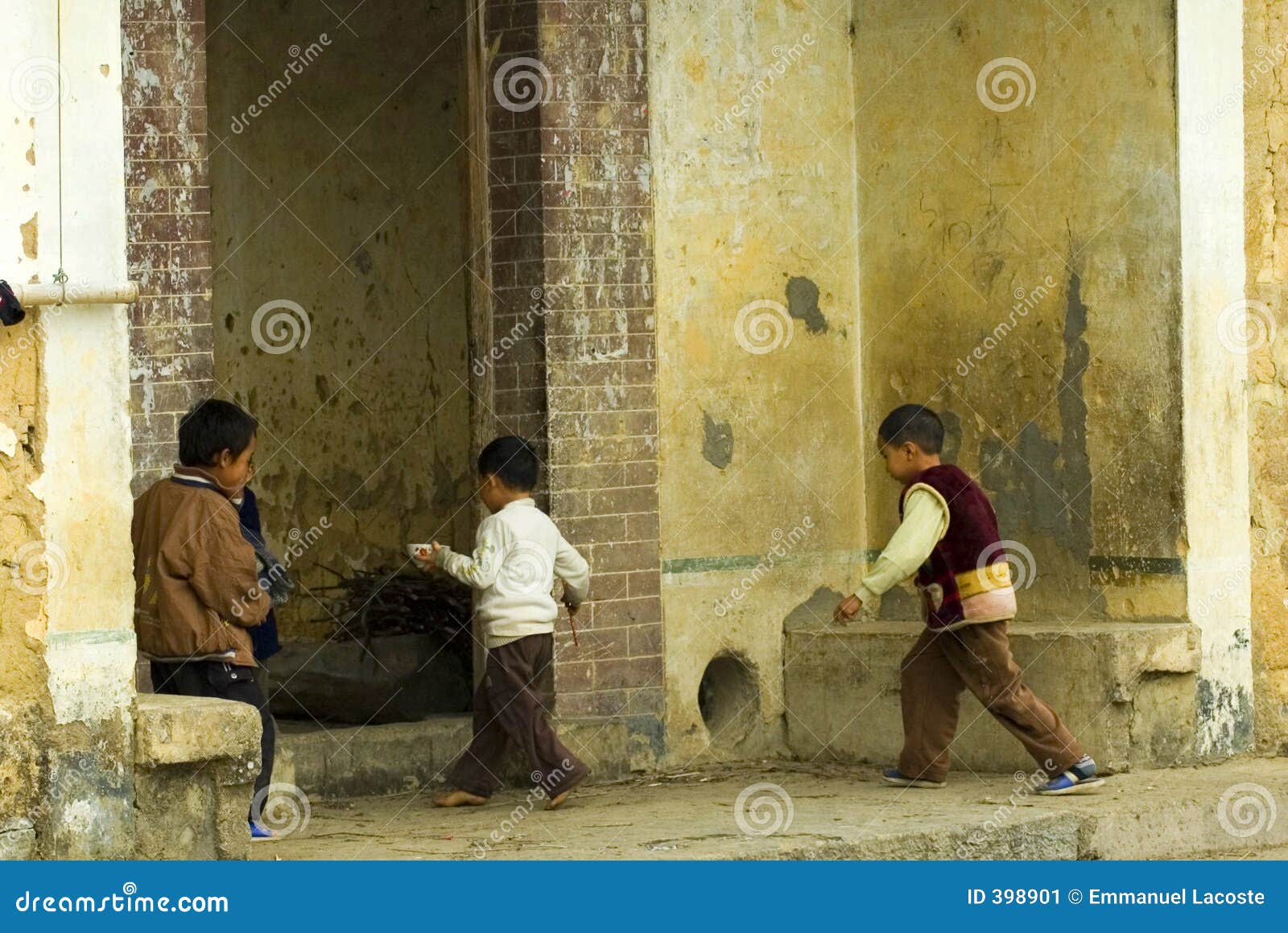 Chinese Kids editorial photo. Image of hiding, running - 398901