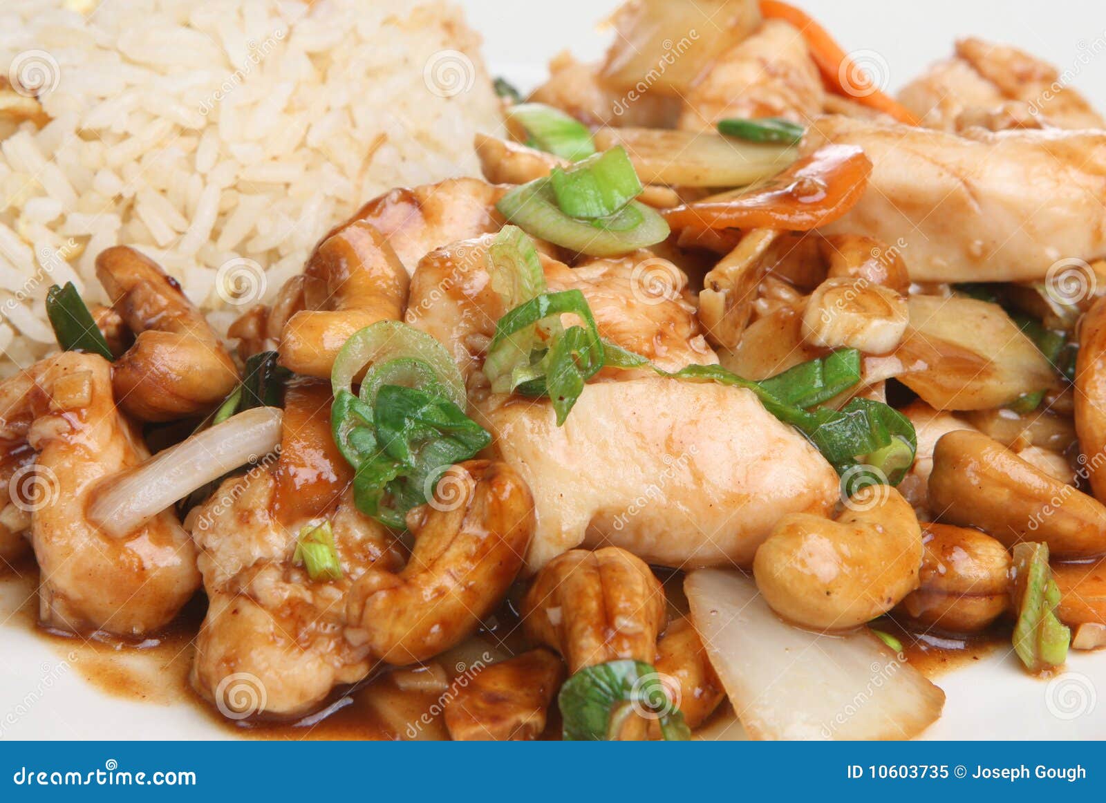 Chinese Kip Met Cashewnoten Stock Afbeelding - Image of maaltijd ...