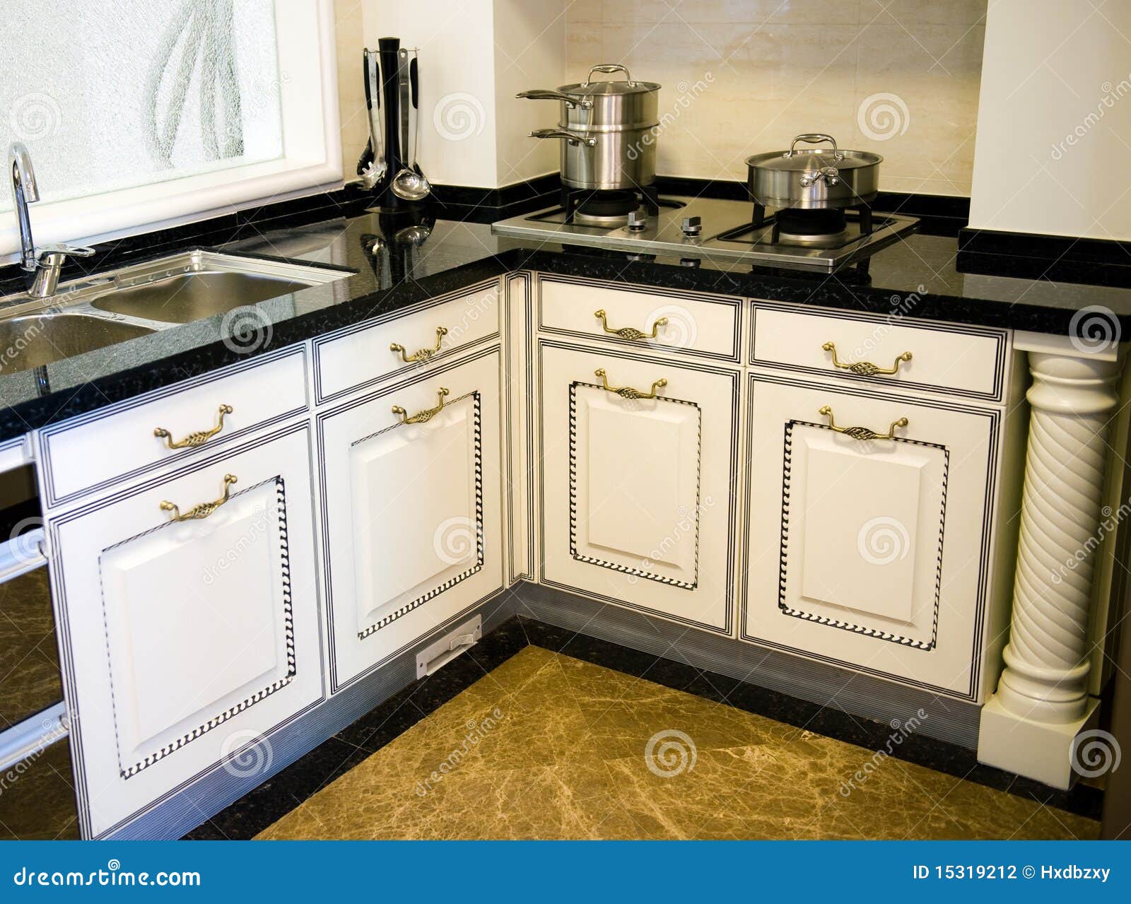 Chinese kitchen stock photo. Image of burner, modern - 15319212