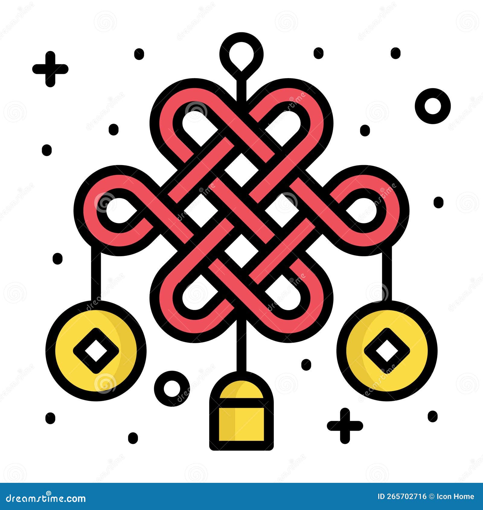 Chinese Knot Vector Design Modern Style Stock Vector - Illustration of ...