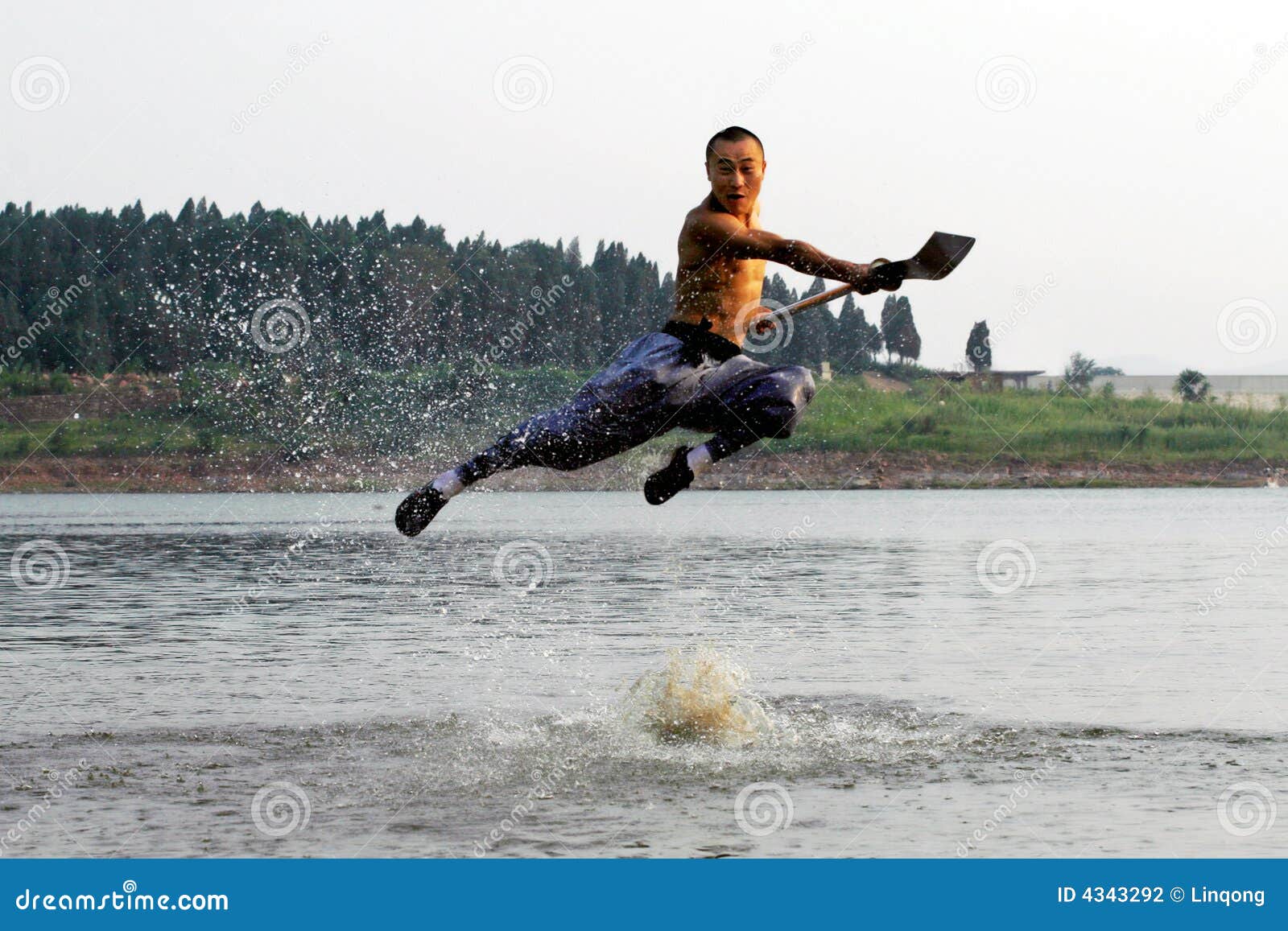 Chinese kung Fu stock photo. Image of culture, blue, forces - 4343292