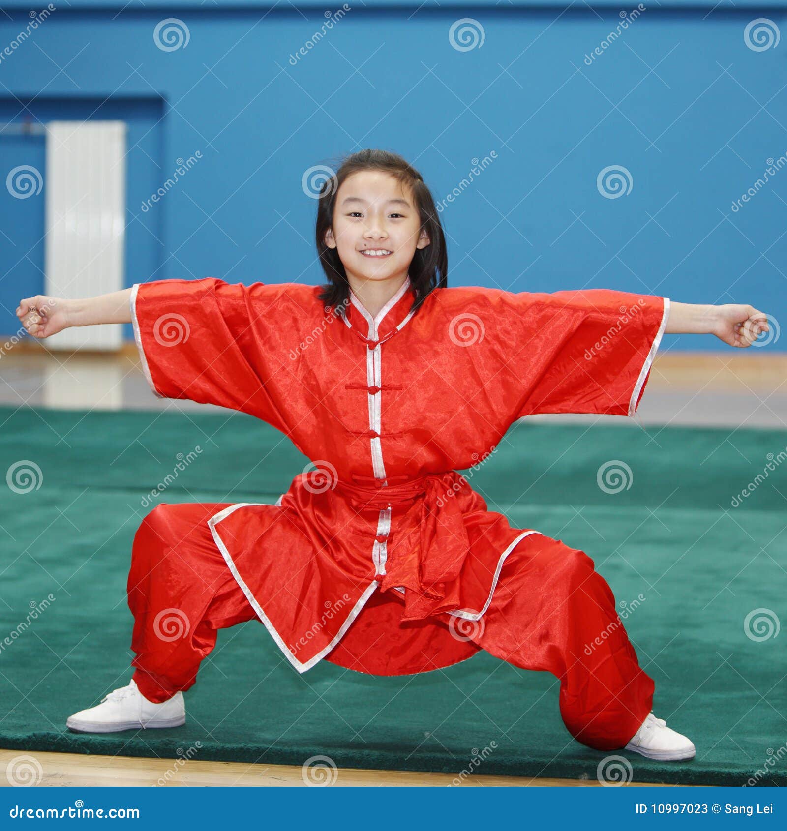 Chinese kungfu child stock image. Image of smile, child - 10997023