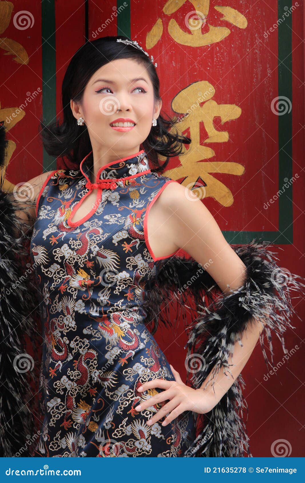 Chinese Lady stock photo. Image of asian, happy, eastern - 21635278