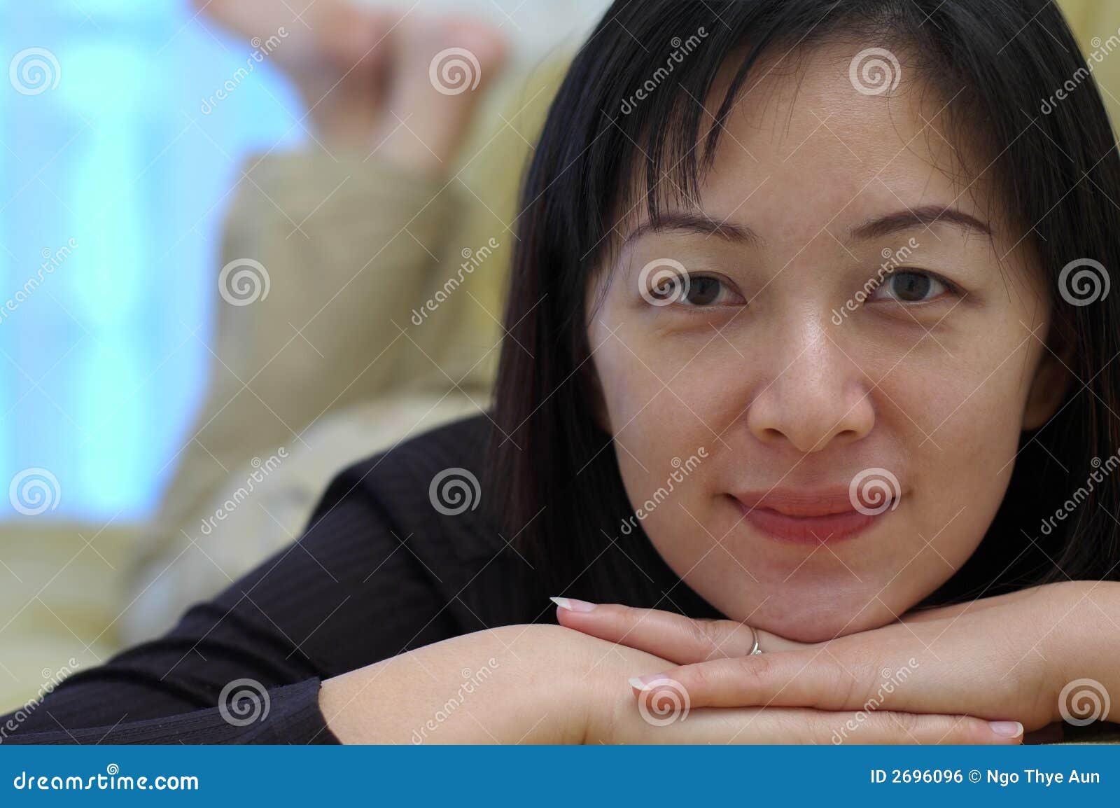 Chinese lady stock photo. Image of young, relaxing, smiling - 2696096