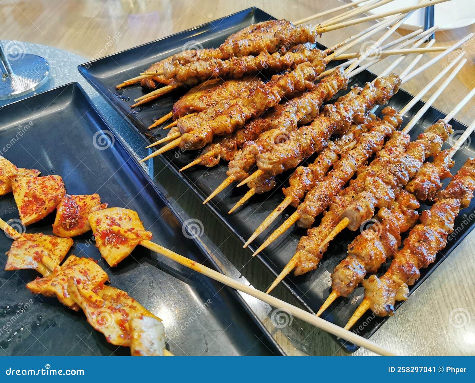 Chinese Lamb BBQ on a Plate Stock Image - Image of steak, seafood ...