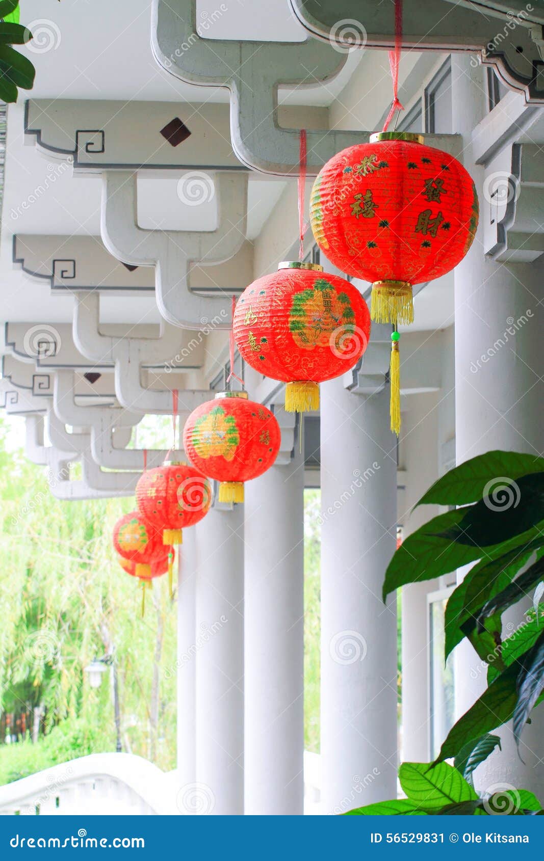 Chinese lamps stock image. Image of temple, chinese, lamps - 56529831