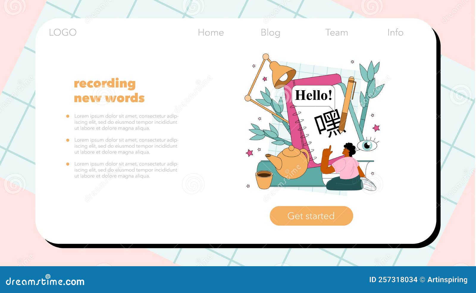 Chinese Language Learning Web Banner or Landing Page. Language School ... Chinese Language Learning Web Banner or Landing Page. Language School ...