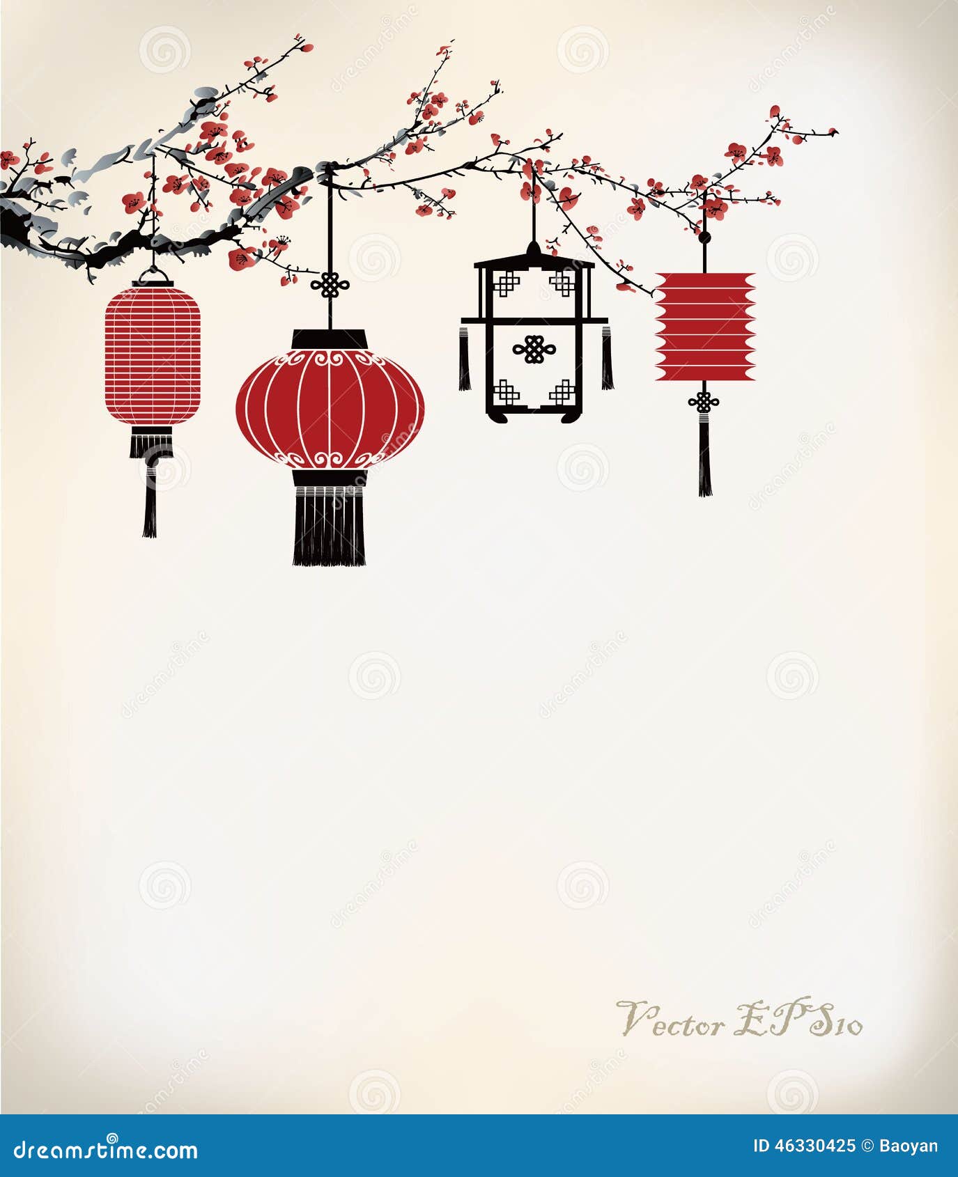 Chinese Lantern Drawings