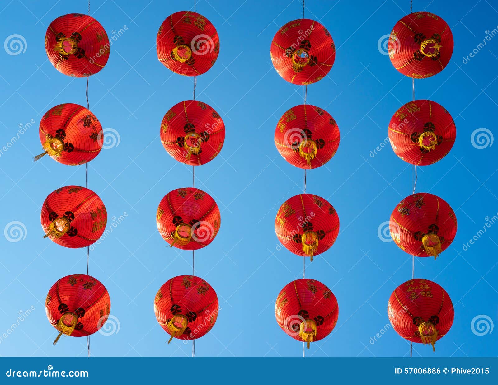 Chinese Lanterns stock photo. Image of asia, prosperous - 57006886