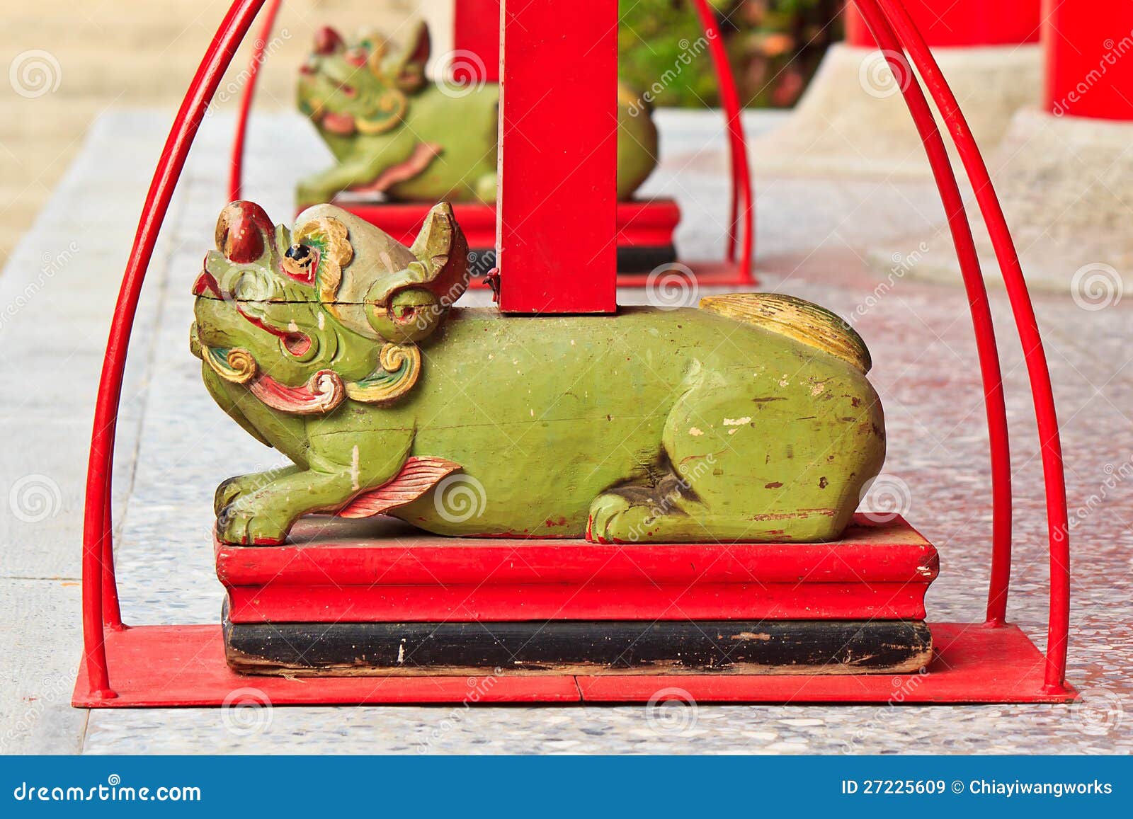 Chinese Legend Sacred Animal Stock Image - Image of vivid, national ...