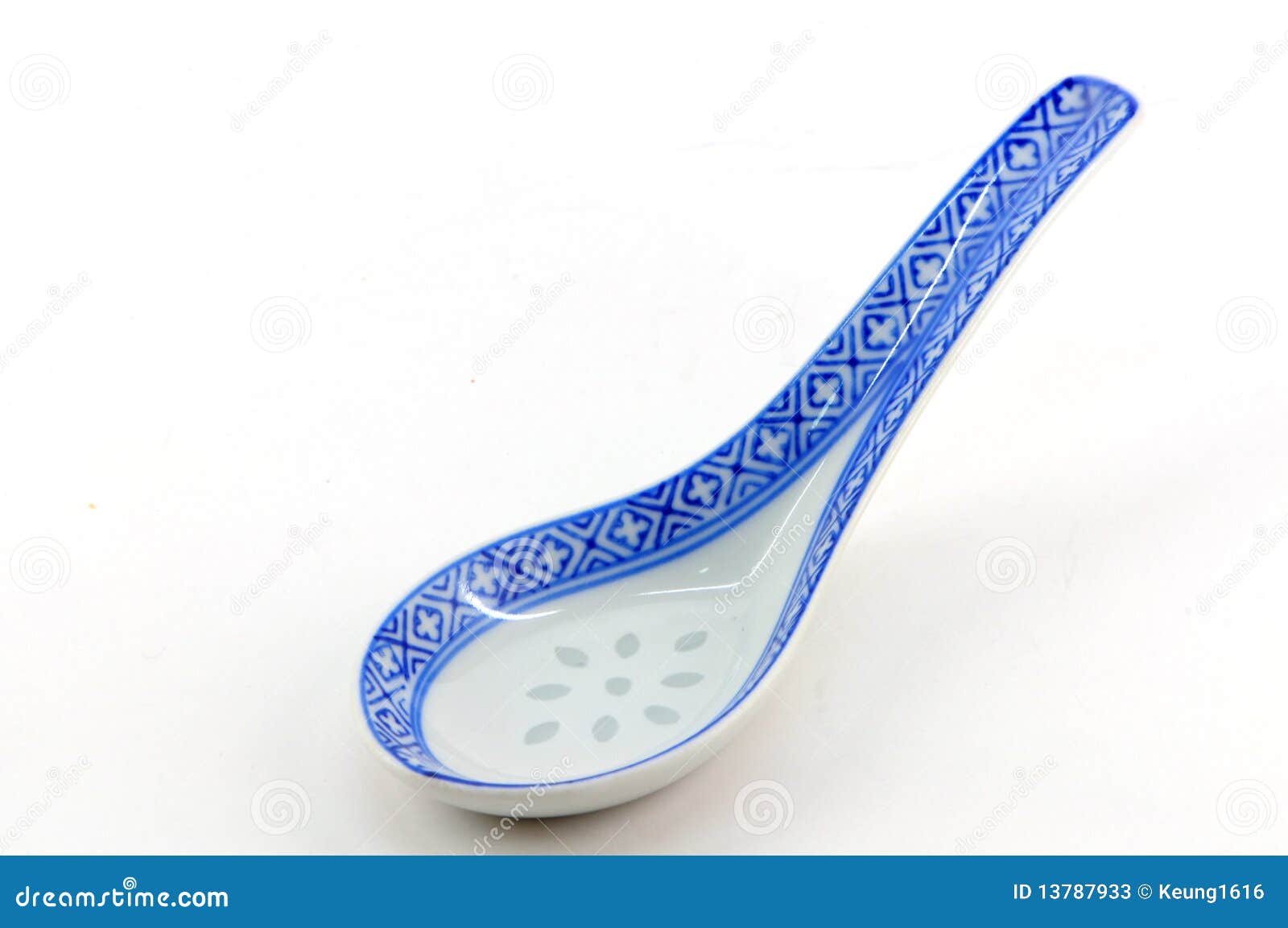 Chinese lepel stock afbeelding. Image of blauw, traditioneel - 13787933