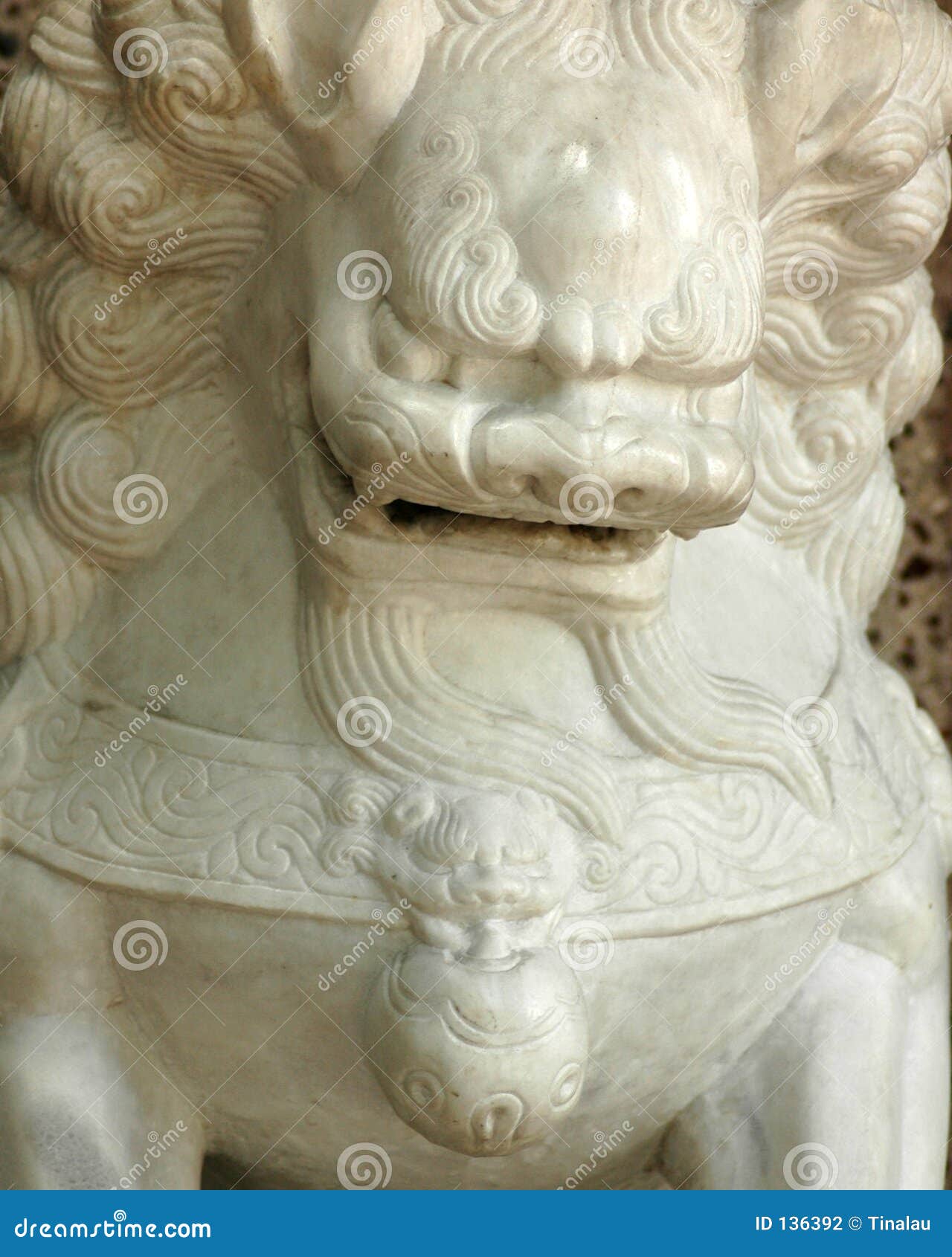 Chinese Lion Head Statue Royalty-Free Stock Photography | CartoonDealer ...