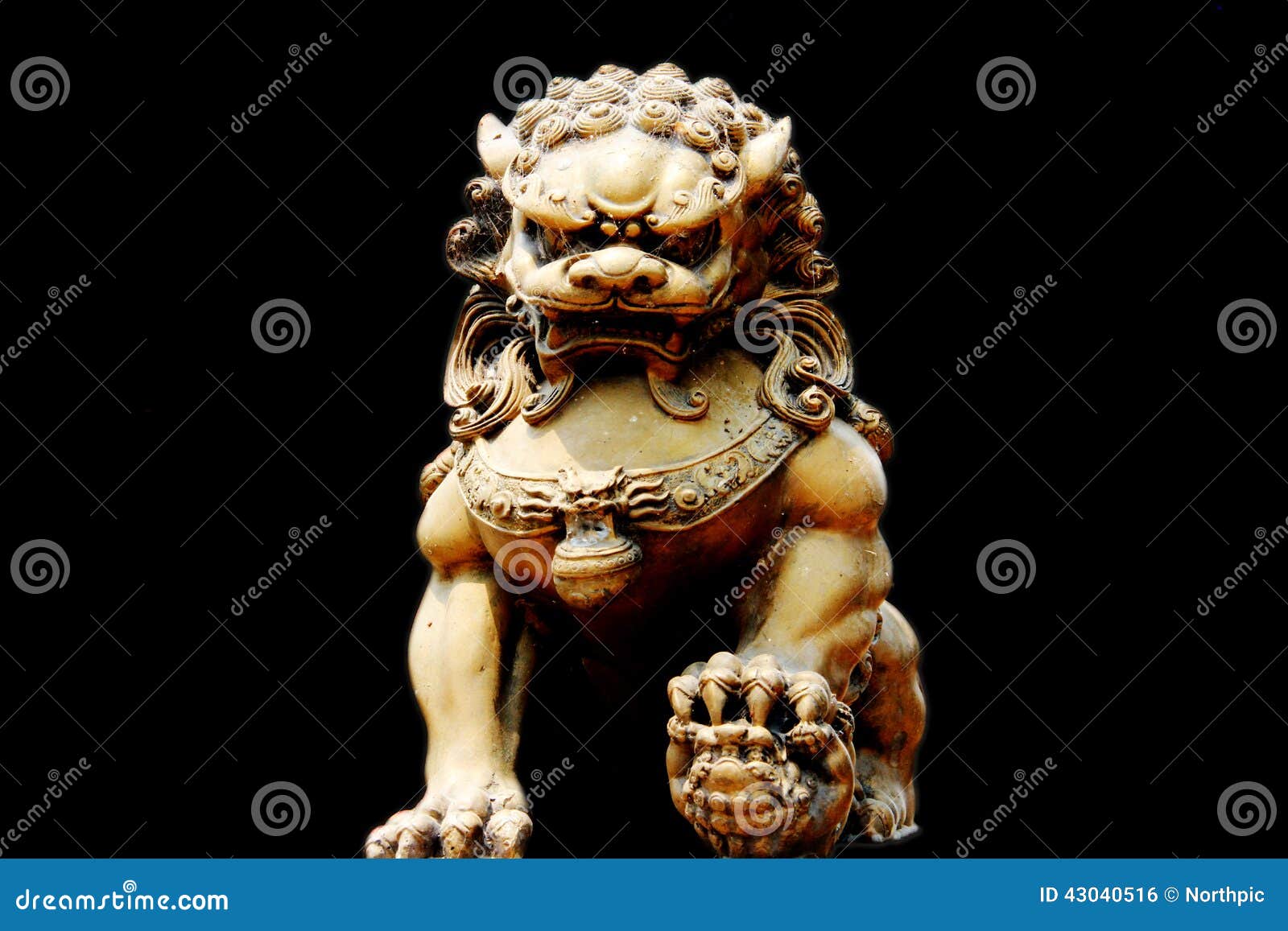Chinese Lion stock photo. Image of background, gate, museum - 43040516