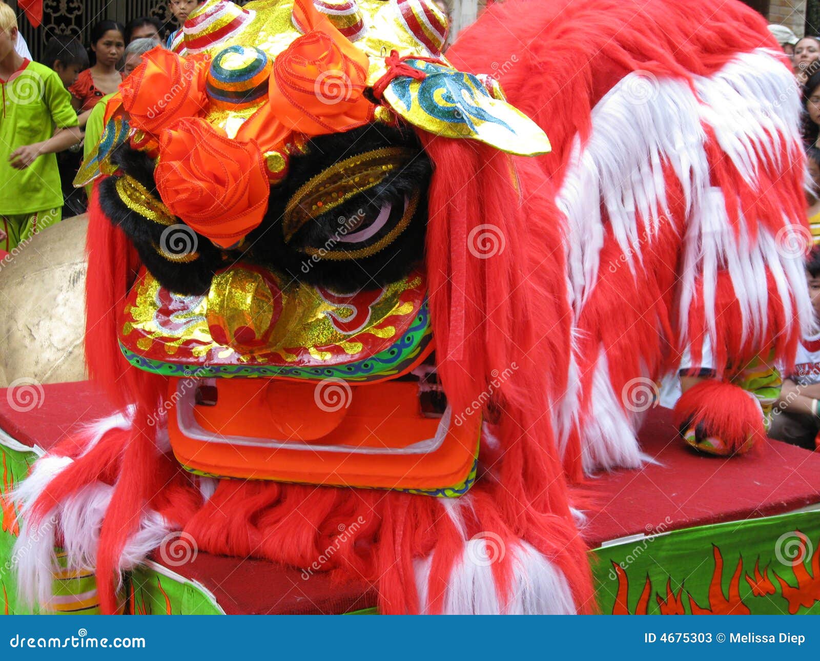 Chinese Lion Dancer stock image. Image of chinese, lion - 4675303