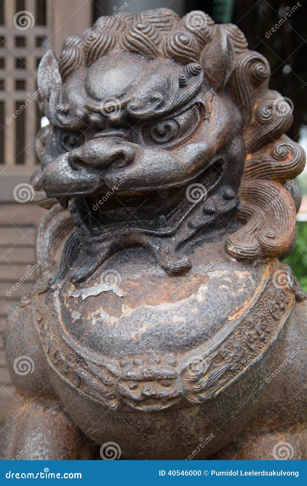 Chinese lion stock photo. Image of copper, culture, history - 40546000