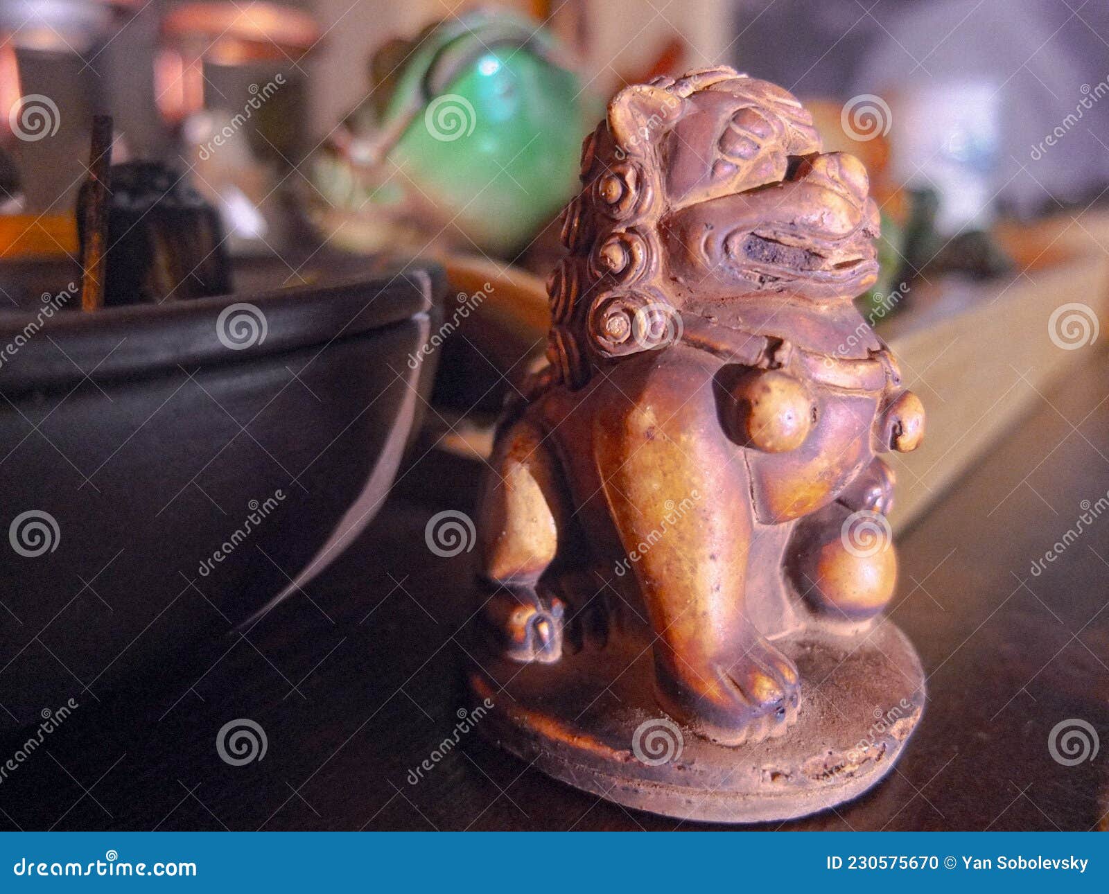 Chinese Lion. Tea Spirit. Tea Ceremony Stock Photo - Image of ...