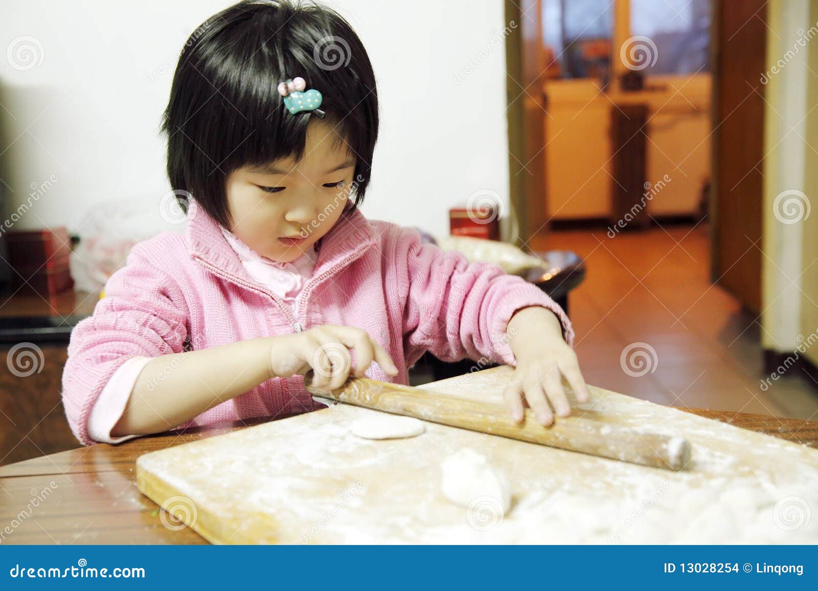 Chinese little girl stock photo. Image of important, asia - 13028254
