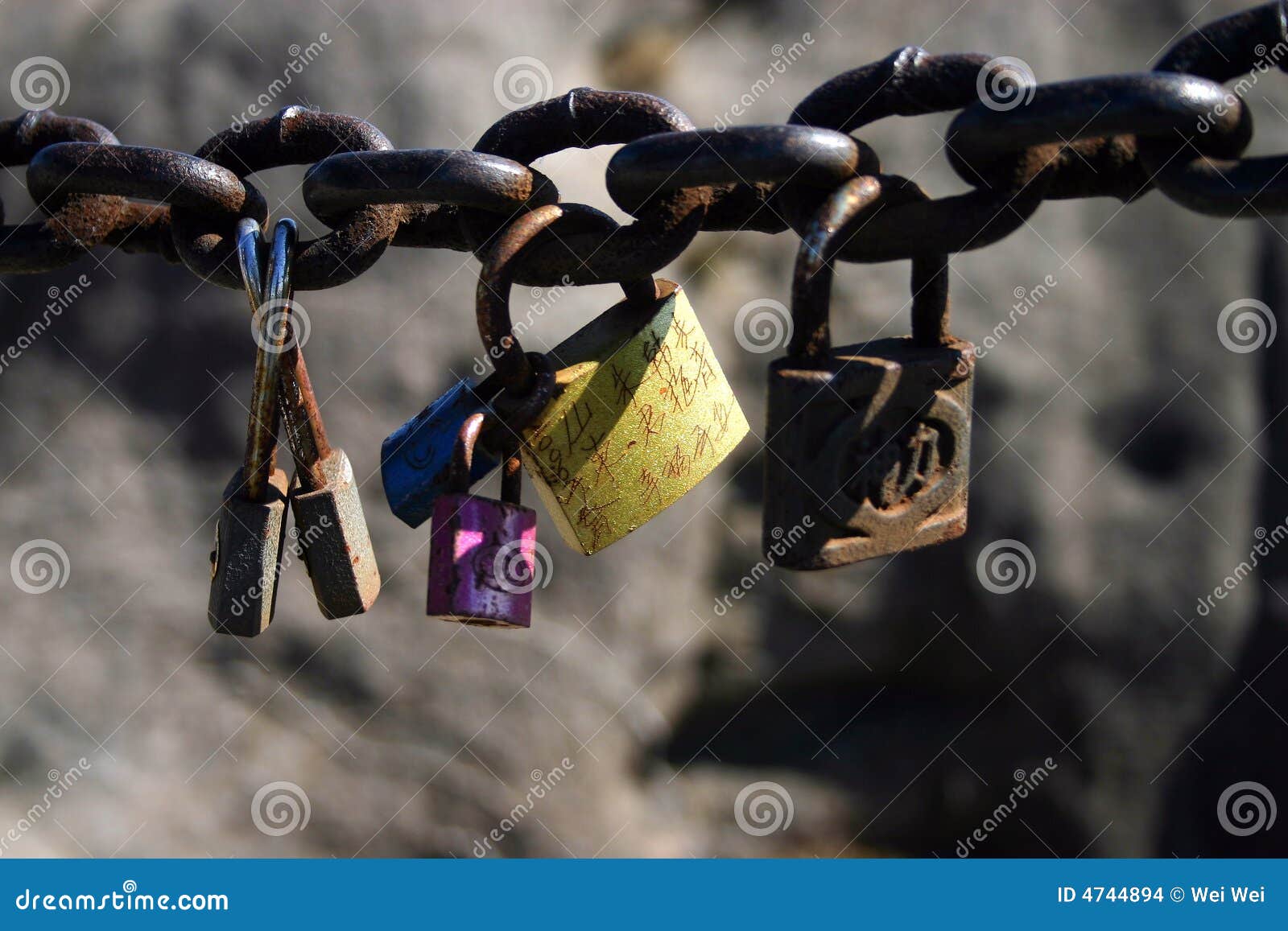 Chinese Lock Charms stock photo. Image of evil, long, symbols - 4744894
