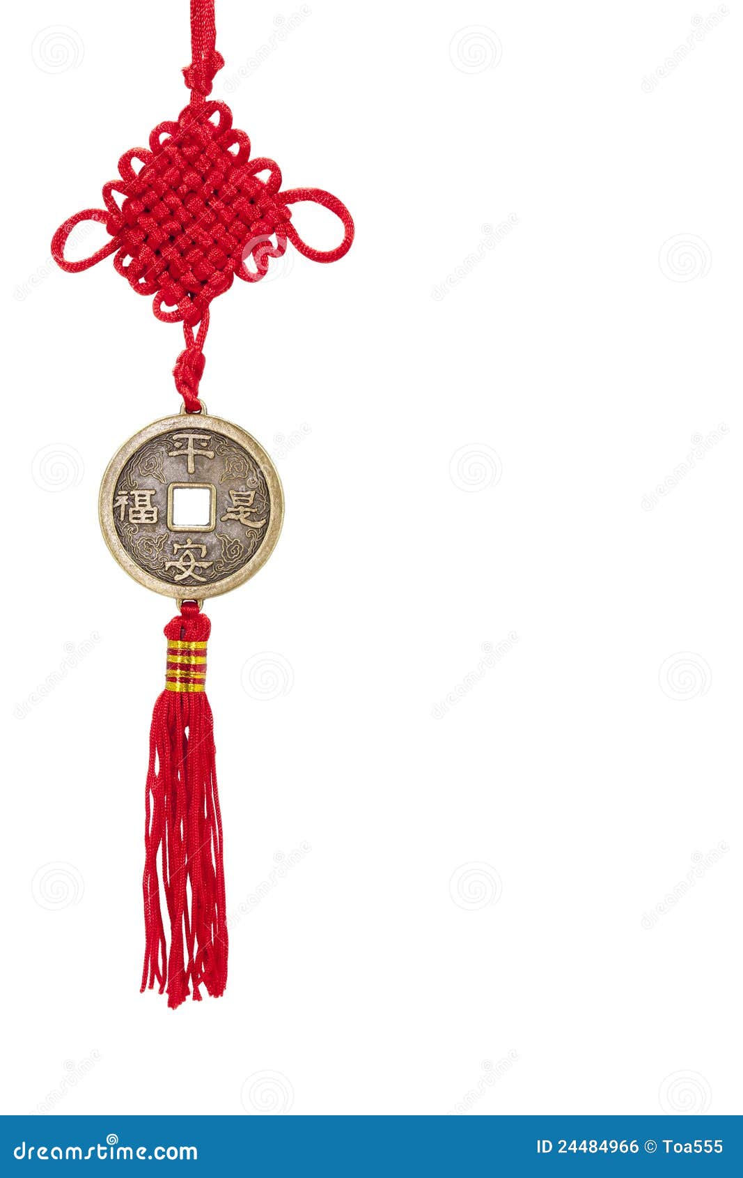 Chinese Lucky Knot Isolated Stock Photo - Image of chinese, closeup ...