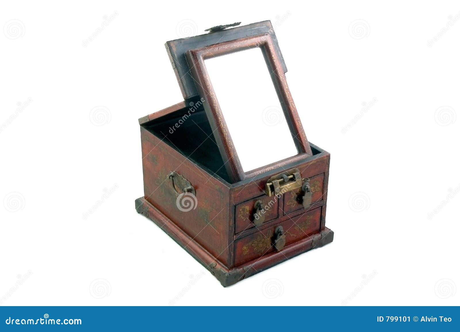 Chinese Makeup Cosmetics Box Stock Image - Image of traditional, beauty ...