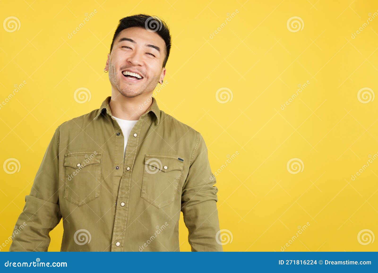 Chinese Man Laughing