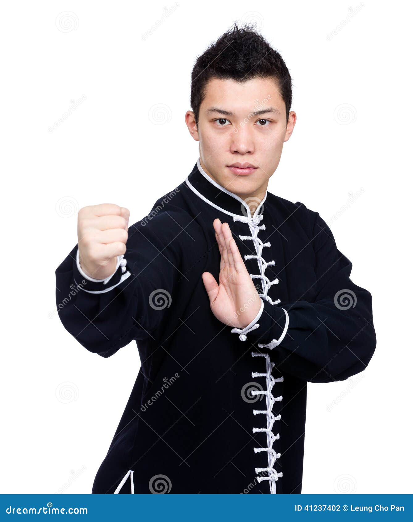 Chinese Martial Art Posture Stock Photo - Image of athletic, china ...