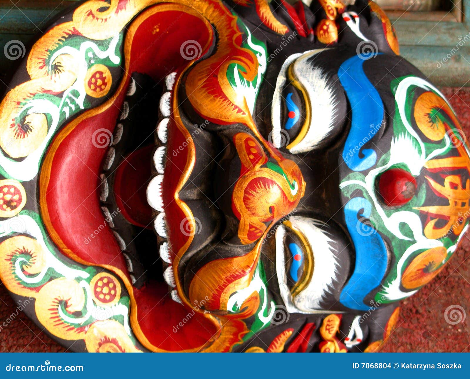 Chinese mask stock photo. Image of colourful, chinese - 7068804
