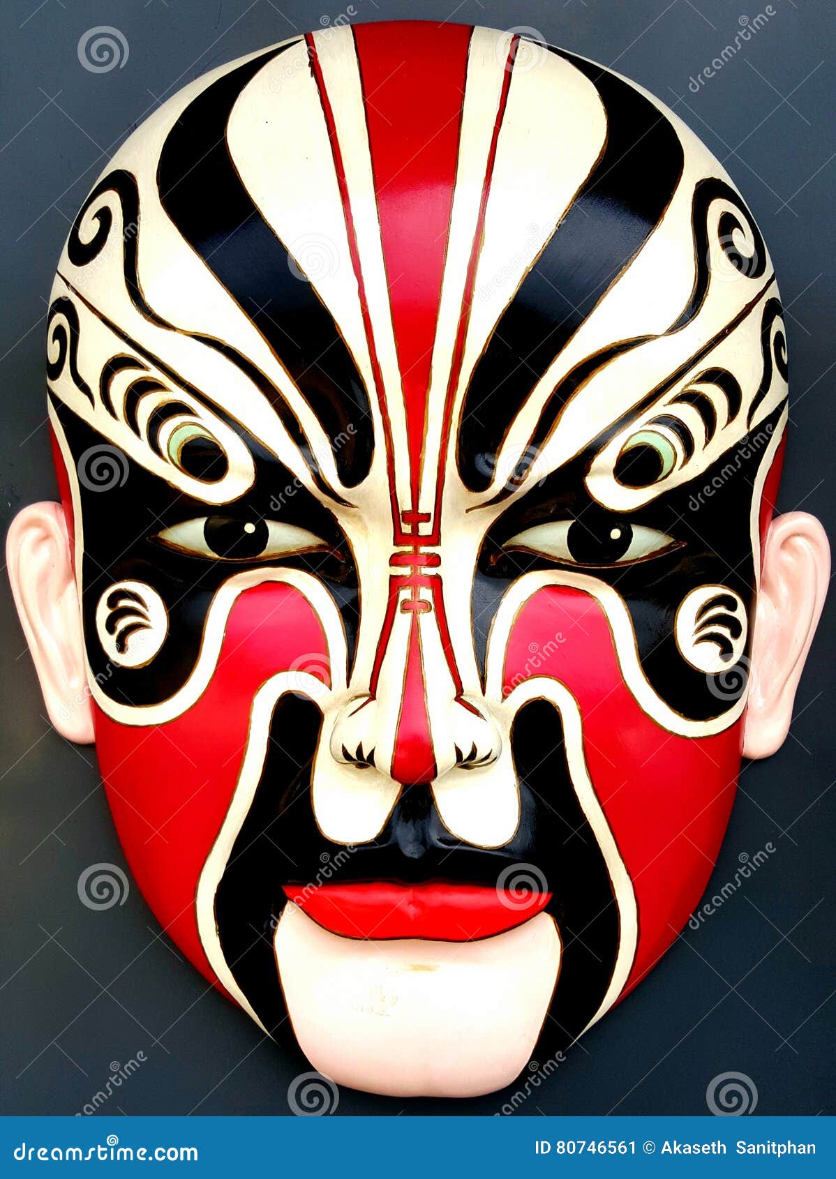Chinese mask. stock image. Image of background, eyes - 80746561