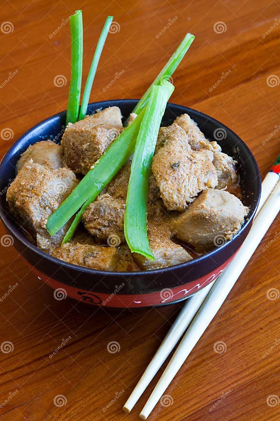 Chinese meat stock photo. Image of asia, dish, cooking - 19220178
