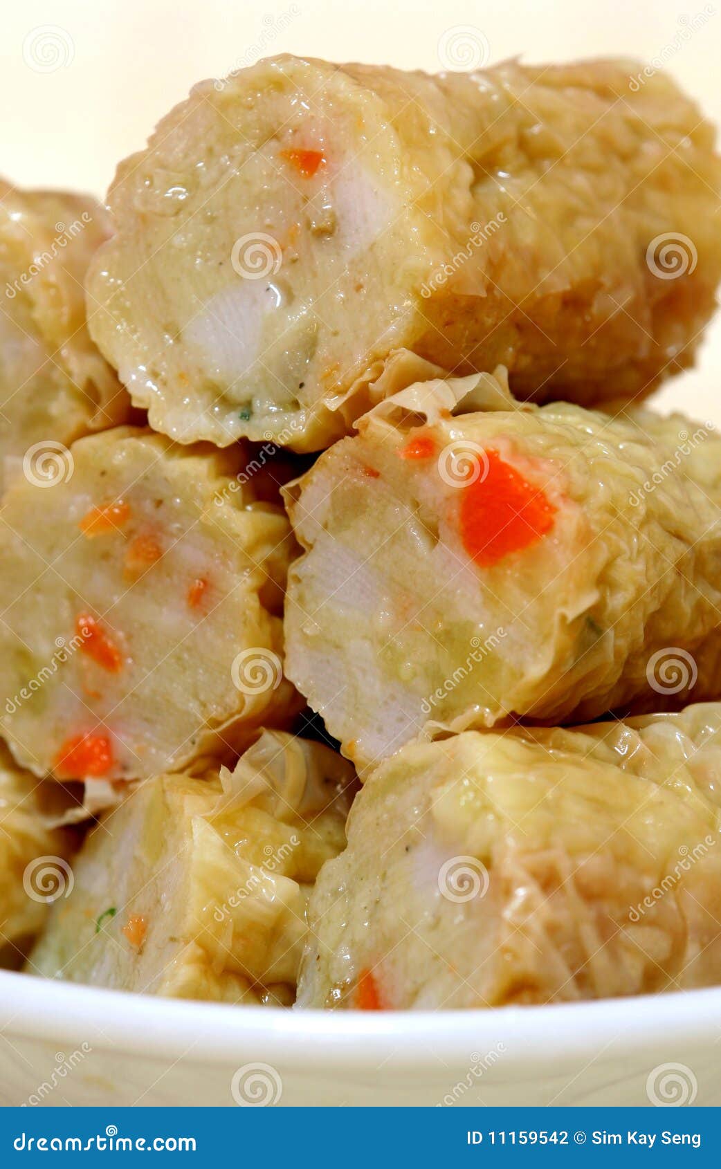 Chinese Meat Rolls stock photo. Image of dinner, dishes - 11159542