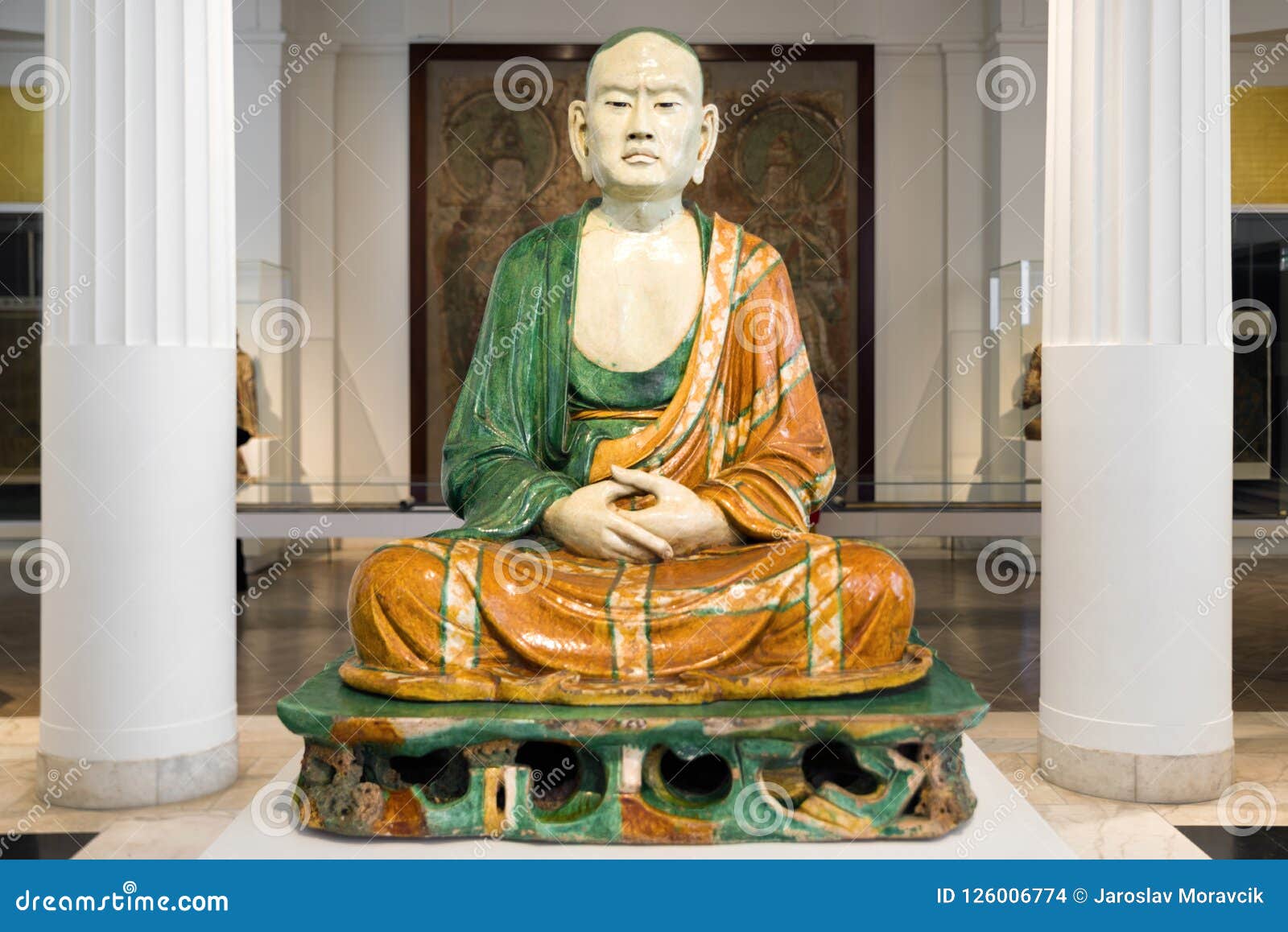 Chinese meditating monk editorial stock image. Image of exhibit - 126006774 Chinese meditating monk editorial stock image. Image of exhibit - 126006774