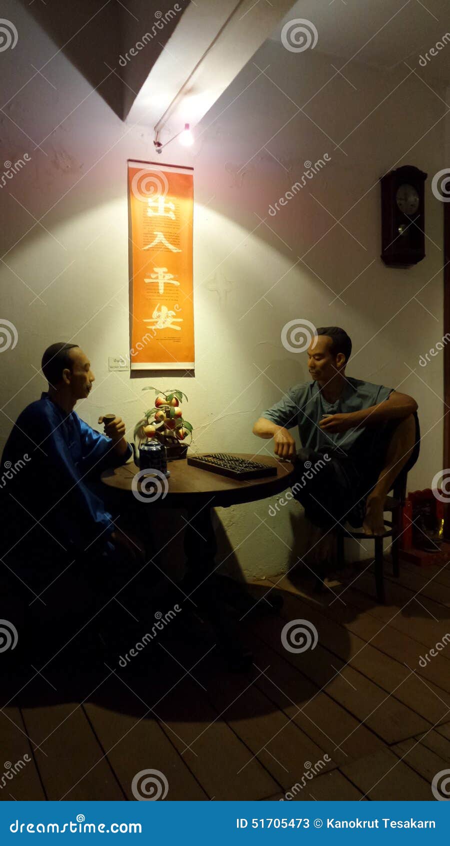 Chinese men wax work stock image. Image of museum, chinese - 51705473