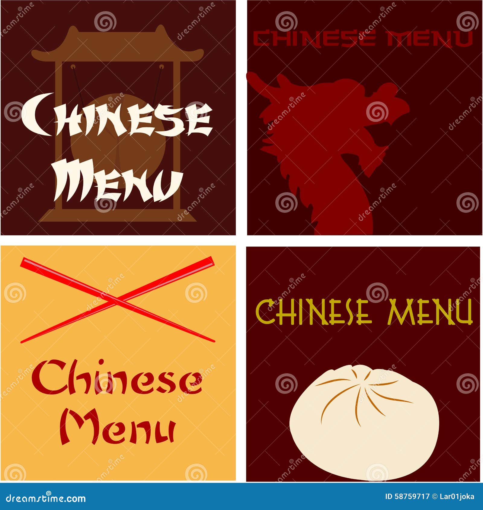 Chinese menu stock illustration. Illustration of restaurant - 58759717
