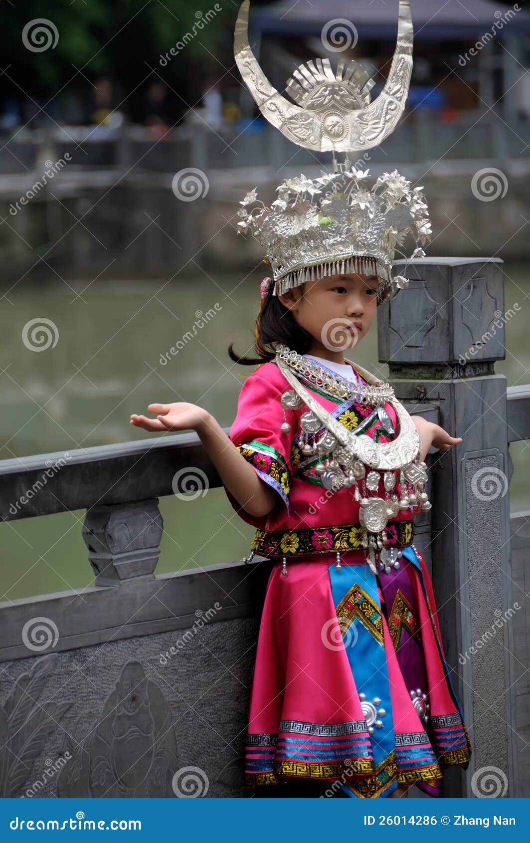 The chinese miao girl editorial photo. Image of ethnicity - 26014286