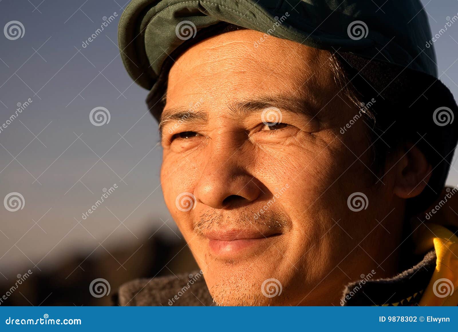 Chinese Middle-aged Person in the Outdoor Stock Photo - Image of ...