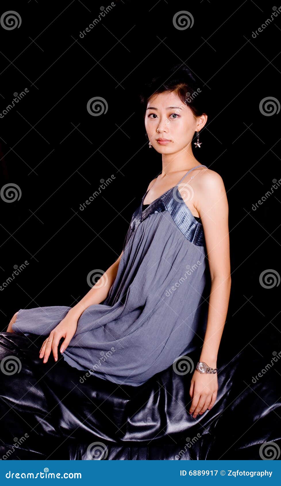 Chinese Model in Skirt stock image. Image of isolated - 6889917