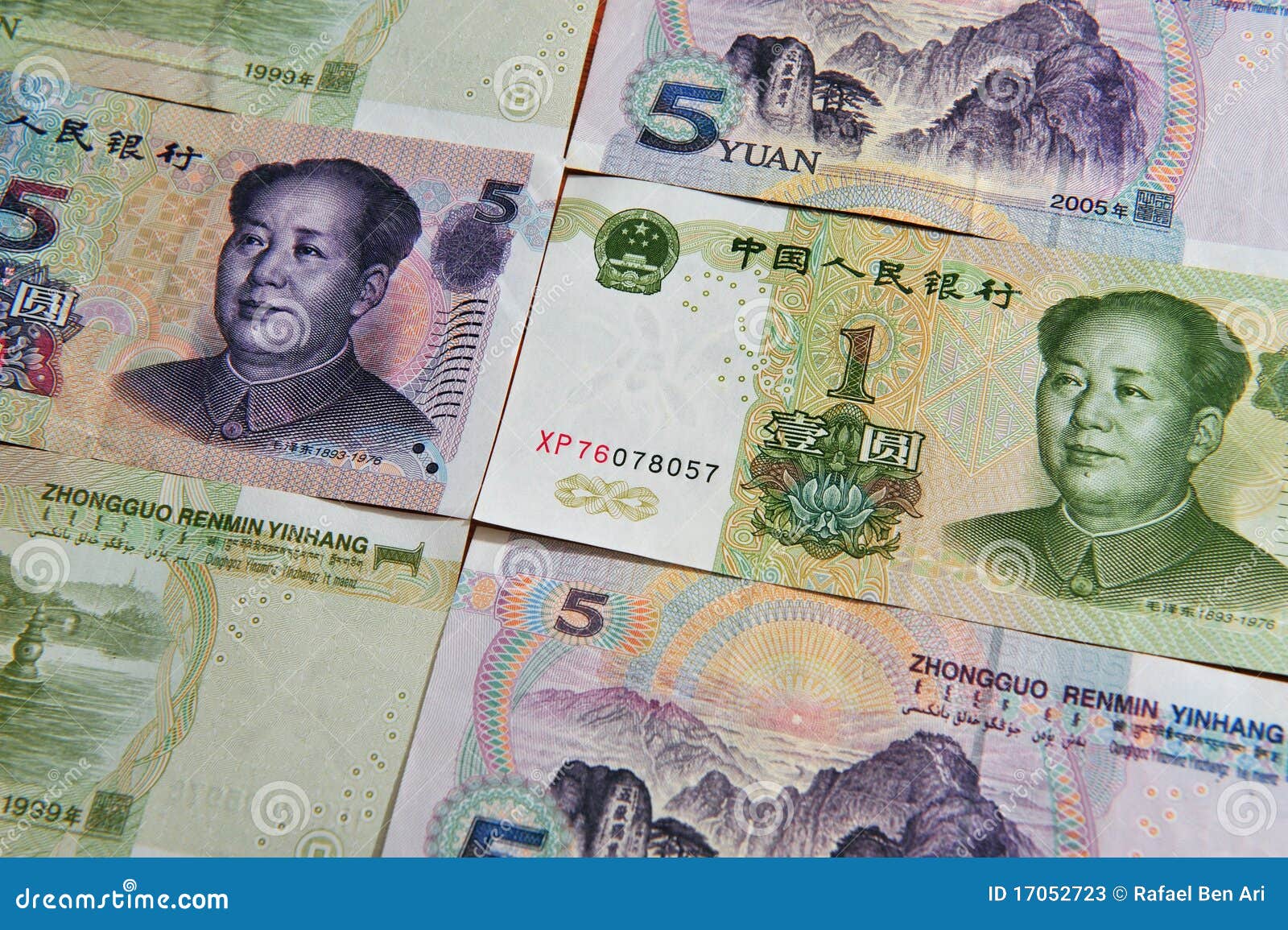 Chinese money - Yuan Bills stock image. Image of cash - 17052723