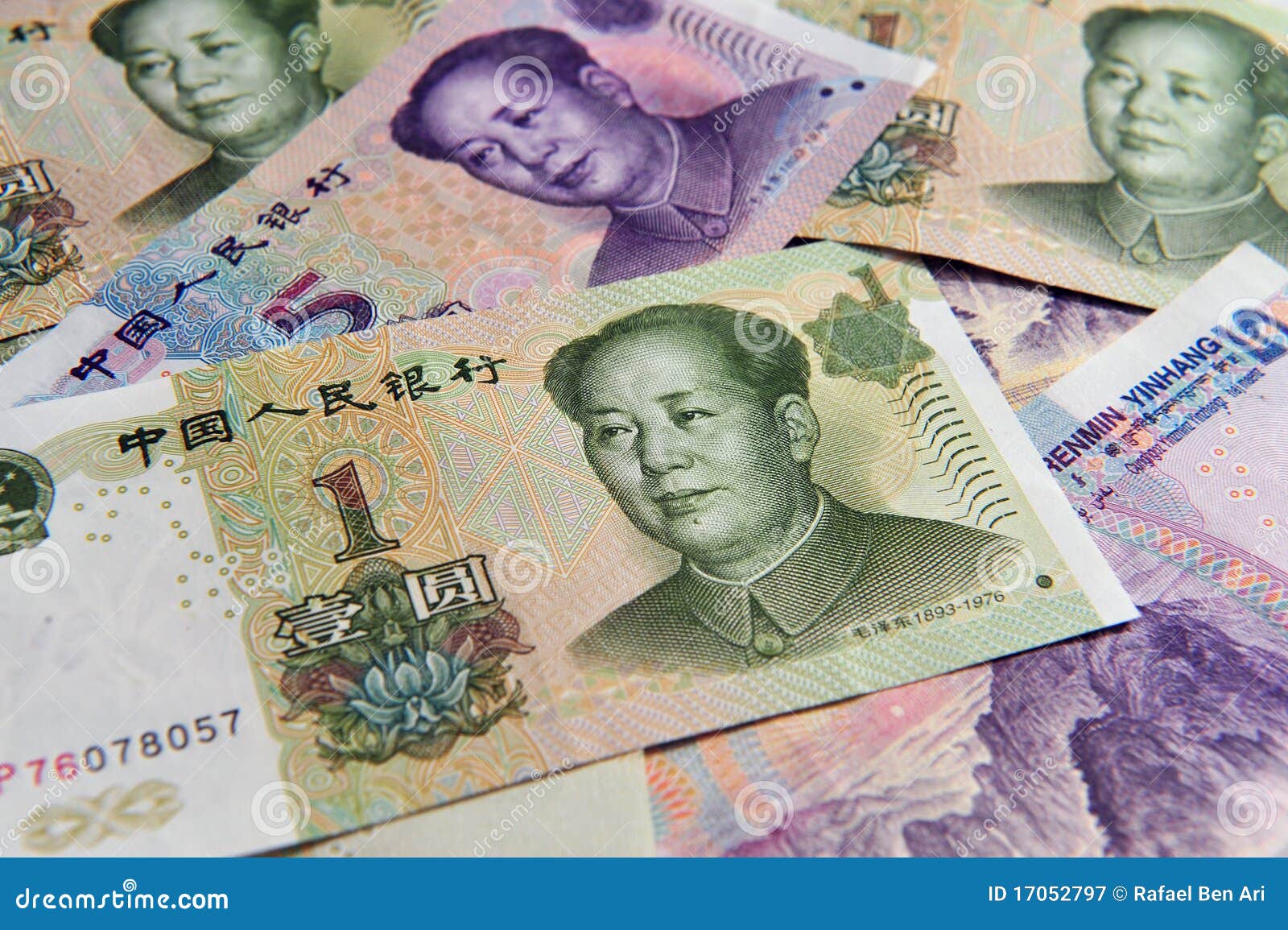 Chinese money - Yuan Bills stock image. Image of economic - 17052797