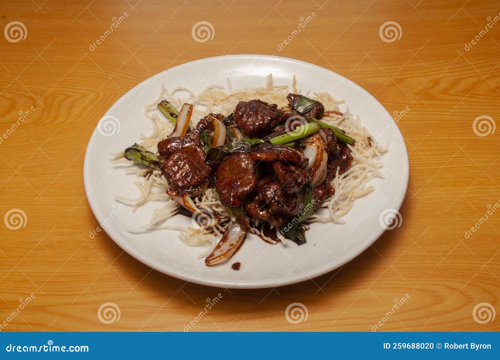 Chinese Mongolion Beef stock photo. Image of asian, mongolian - 259688020