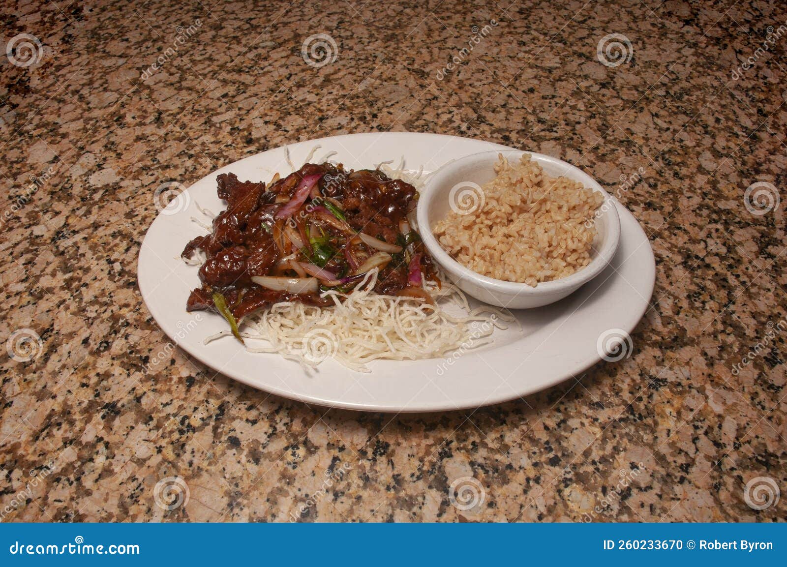Chinese Mongolion Beef stock photo. Image of cuisine - 260233670