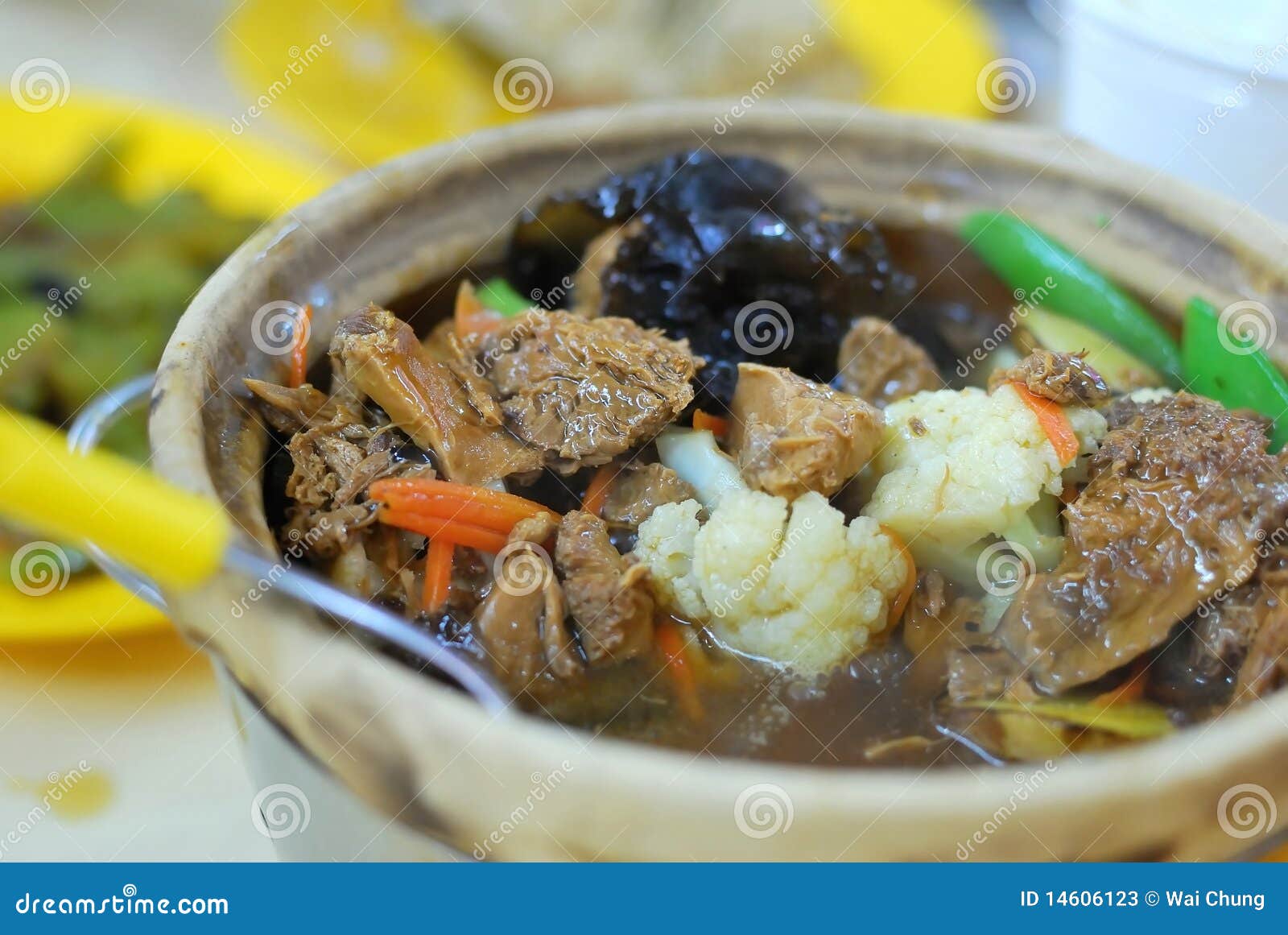 Chinese Monkey Head Mushrooms Delicacy Stock Image - Image of style ...