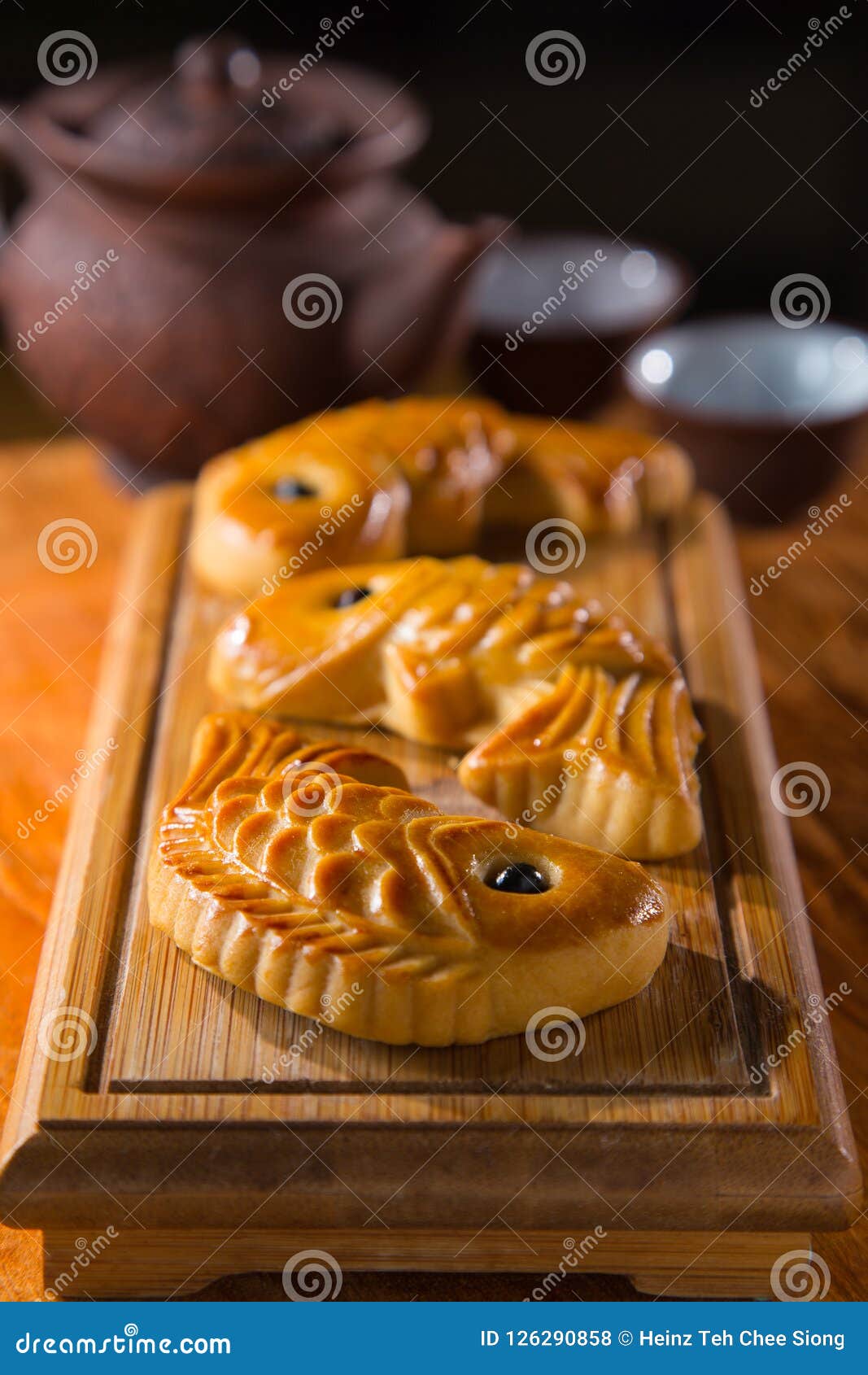 Chinese mooncake biscuit stock photo. Image of moon - 126290858